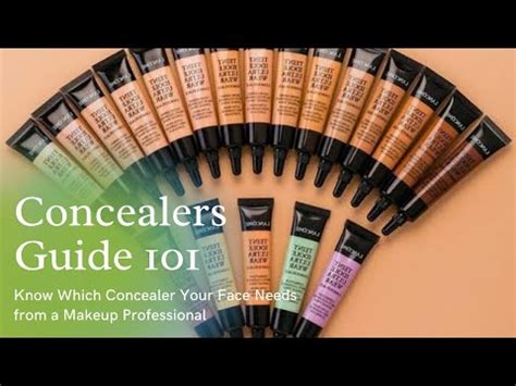 All About CONCEALERS Different Shades Of Concealer Their Uses YouTube