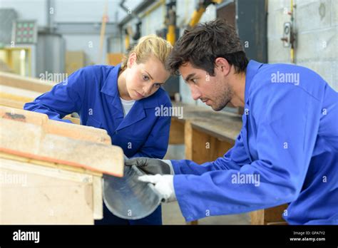 Installing A Gutter Stock Photo Alamy