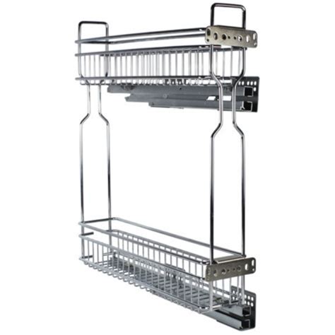 ᐉ Карго бічне праве Muller на 2 полиці з доводчиком 150 мм Хром 714289 • Краща ціна в Києві