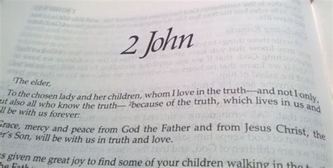 Detailed Outline Of 2 John Bible Blender Bible Study