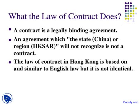 Privity Of Contract Law Of Contract Lecture Slides Docsity