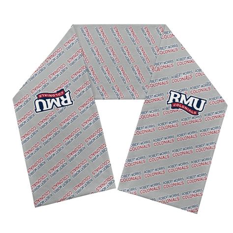 Robert Morris Colonials Scarf Knitted Robert Morris University