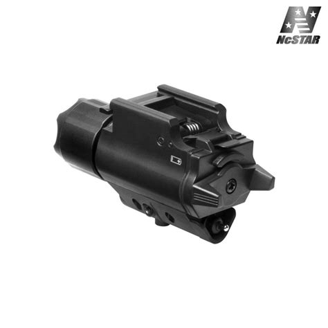 Combo Lampe Tactique 200 Lm Laser Rouge