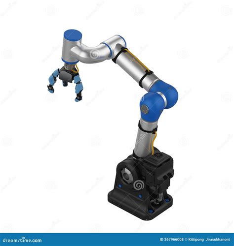Ai Robotic Arm With Gripper 2d Cartoon Object 350740569