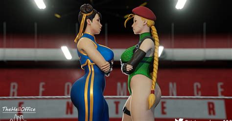 Chun-Li, Cammy, streetfighter / Chun-Li VS Cammy - pixiv