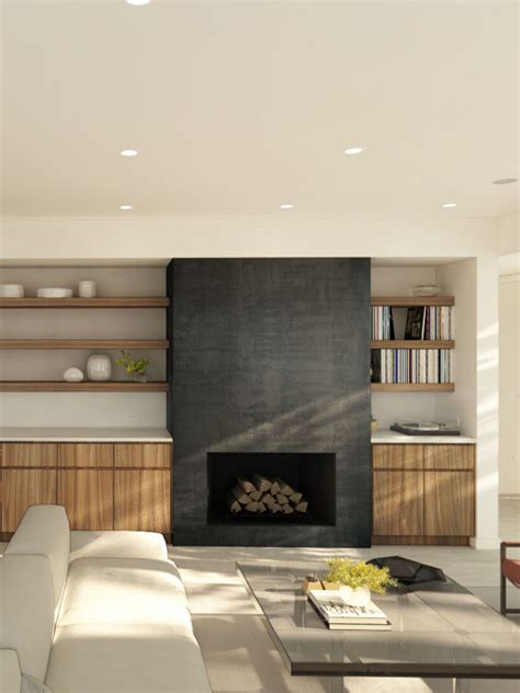 Res4 Modern Fireplace Design In Mid Century Inspired Prefab Artofit