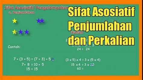 KUNCI JAWABAN SD Kelas Belajar Dari Rumah TVRI Sifat Asosiatif Penjumlahan Dan Perkalian