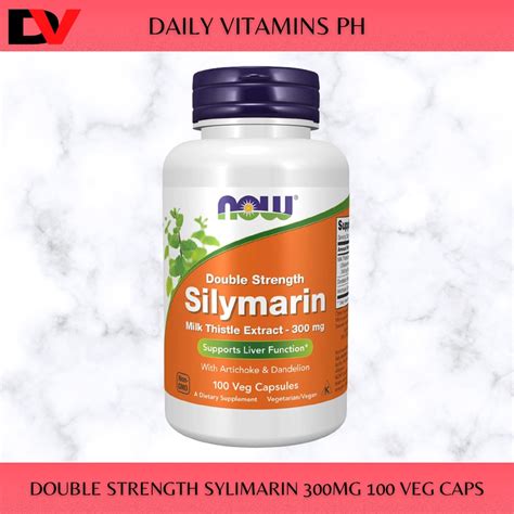 Now Foods Double Strength Silymarin 300 Mg With Artichoke And