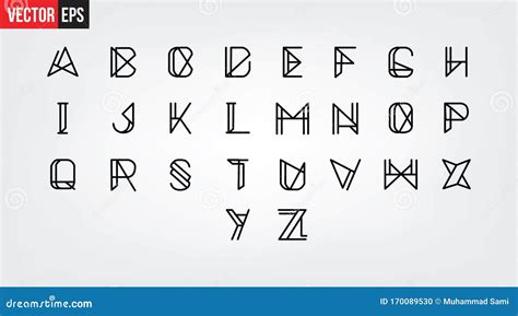 Elegant Alphabet Letters Font Stock Vector Illustration Of Drawn Graphic
