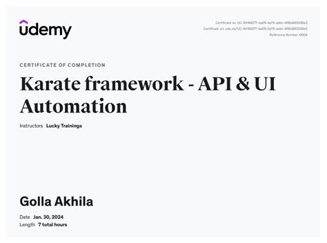 Golla Akhila On Linkedin Udemy Course Completion Certificate