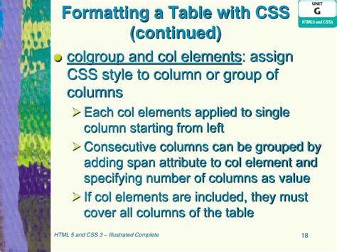 PPT HTML5 And CSS3 Illustrated Unit G Organizing Content With Lists