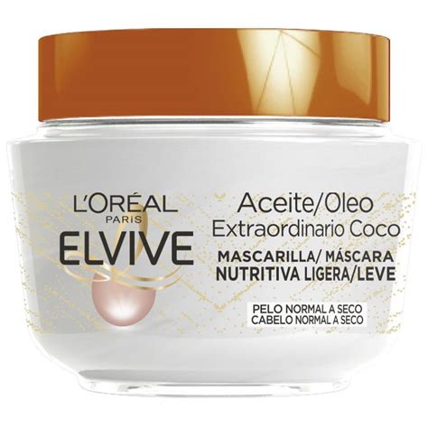 Loréal París Elvive Aceite Extraordinario Coco Mascarilla Nutritiva