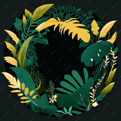 Premium Vector Wild Foliage Concepts Illustrated