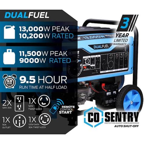 Pulsar G12kbn 12000w Dual Fuel Generator User Review Deals 45 Off
