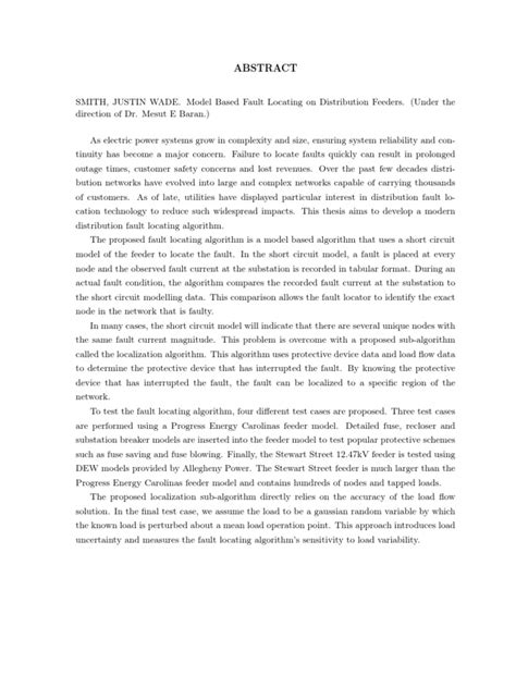 pdf model based fault locating on distribution feeders dokumen tips