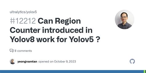 Can Region Counter Introduced In Yolov8 Work For Yolov5 · Issue 12212 · Ultralyticsyolov5