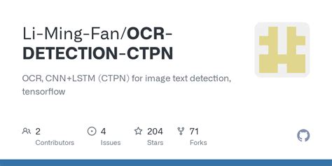 Github Li Ming Fan Ocr Detection Ctpn Ocr Cnn Lstm Ctpn For Image