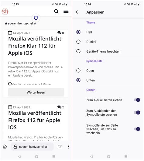 Mozilla Veröffentlicht Firefox 112 Für Android