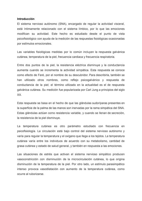SOLUTION Reporte De Pr Ctica 5 Actividad Electrodermal Y Pol Grafo