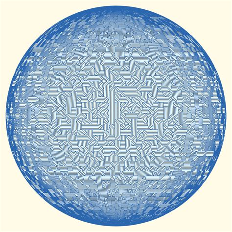 Uv Sphere Truchet Tiling R Generative