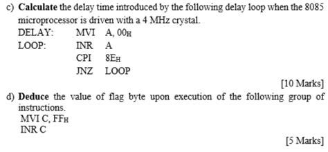Solved C Calculate The Delay Time Introduced By The Chegg