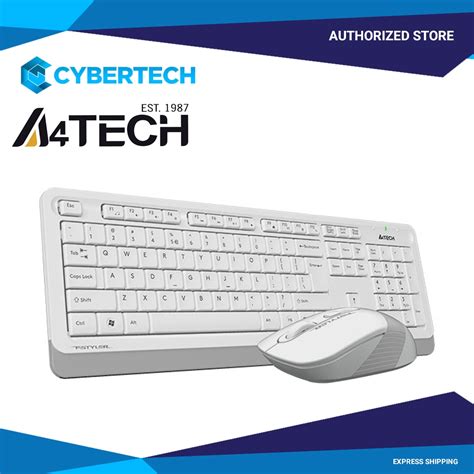 A4tech Fg1010 Fstyler 2 4g Power Saving Wireless Keyboard And Mouse Combo White Shopee