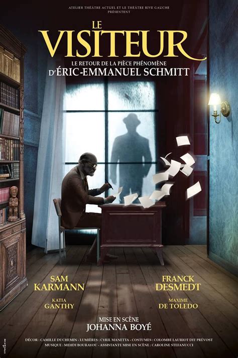 LE VISITEUR Pièce de théâtre contemporain Billet Réservation