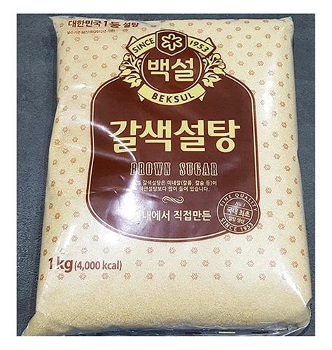 황설탕백설 1kx4 중백당 황설탕 갈색설탕 소스 조미 티몬