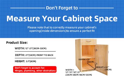Pull Out Cabinet Organizer 21deep Slide Out Drawers For