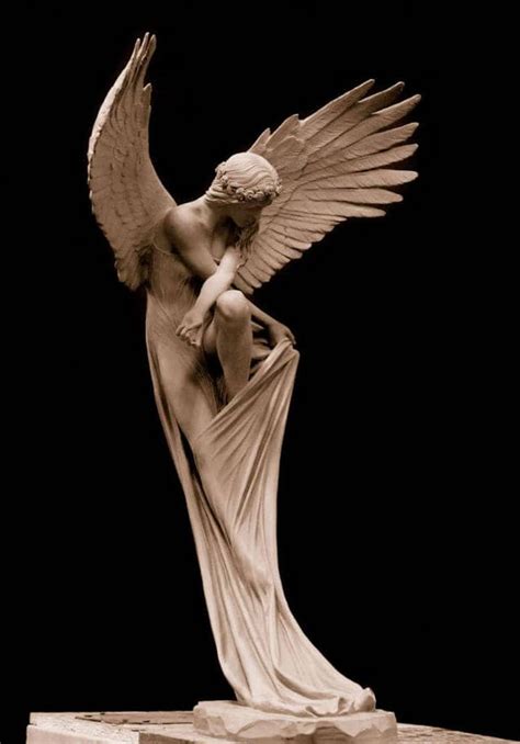 Ethereal Angel Sculpture Appears To Effortlessly Float Above The Ground