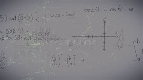 Animation Of Mathematical Equations Over Chemical Structures Stock Footage Video Of Chemical