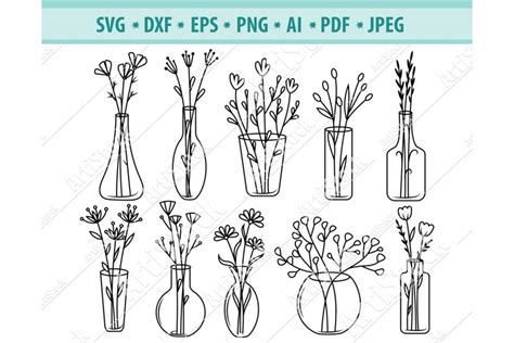 Flower Vase SVG Flower SVG Flower Bouquet Png 986798