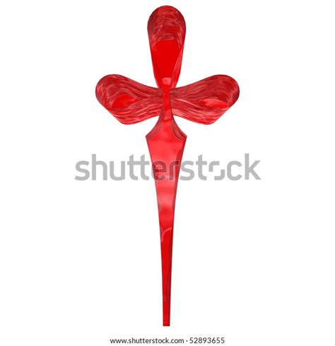High Resolution Red Glass Font Isolated Stock Illustration 52893655