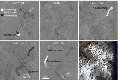 Glacier Surges Mapped Globally From Space Belgian Platform On Earth
