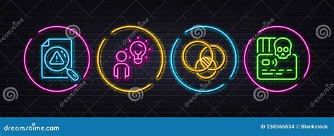 Euler Diagram Icon Eulerian Circles Sign Vector