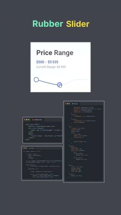 Rubber Slider Codinghacks Webdevelopment Python Webdesign Html Youtube
