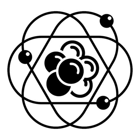 Premium Vector Atom Molecule Icon Simple Illustration Of Atom Molecule Vector Icon For Web