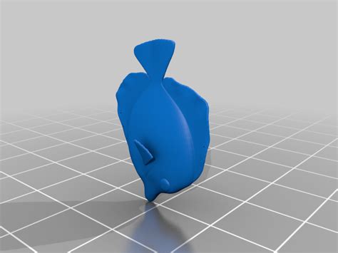 Yellow Tang Fish DecoyFree 3D File For Cults