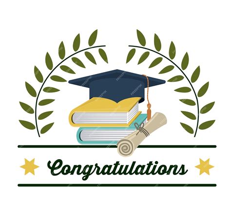 Premium Vector Best Class Graduation Design