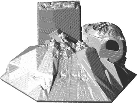 Visual Hull Of The Segmented Input Images Using Shape From Silhouettes