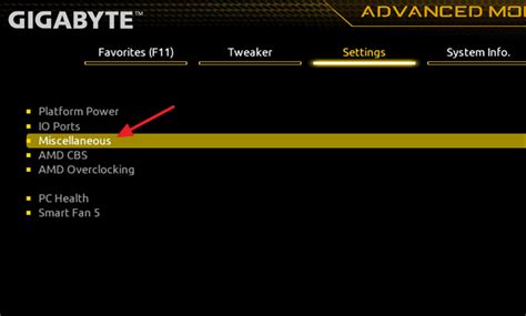 Cómo habilitar TPM 2 0 en la configuración de Gigabyte BIOS