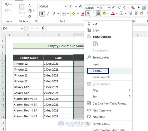 Pivot Table Is Not Picking Up Data In Excel Reasons And Solutions ExcelDemy