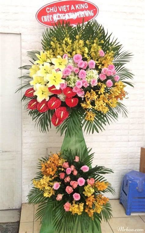 Cách ghi lẵng hoa chúc mừng khai trương HAY Ý NGHĨA