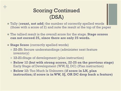 Ppt Dsa Developmental Spelling Analysis Powerpoint Presentation Id