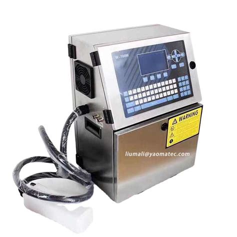 Yaomatec Cij Inkjet Printer For Date And Batch Number Pvc Card Printer Oem