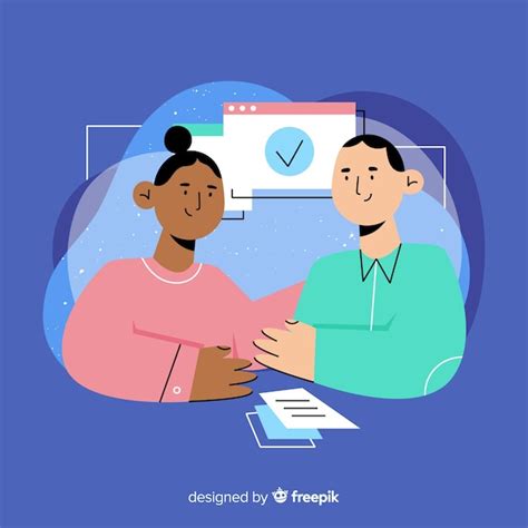 Concepto De Trato De Negocios Dibujado A Mano Vector Gratis