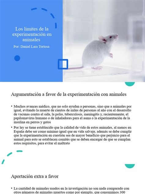 Los Limites De La Experimentación En Animales Pdf