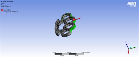 Ansys Forceanalysis Impactanalysis Punchknuckle Ansysanalysis Structural Jayastephen S