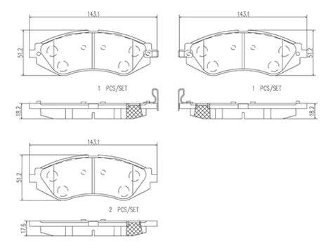 Balatas Delanteras Chevrolet Aveo L Brembo