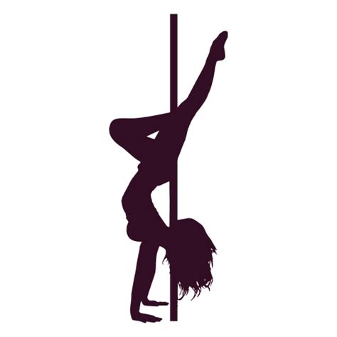 Design Png E Svg De Silhueta De Dança Do Poste Para Camisetas